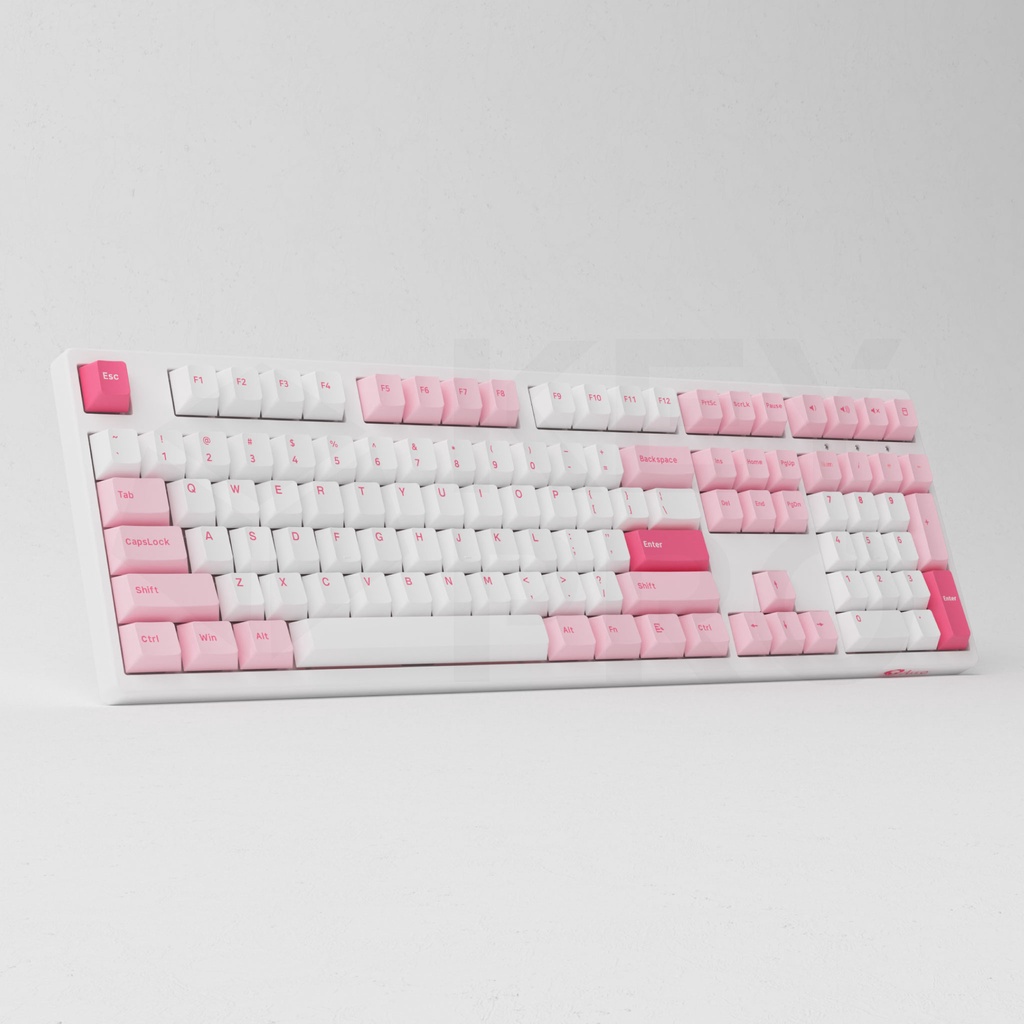 คีย์บอร์ด Akko 3108DS Prunus Lannesiana 108 ปุ่ม Full size Mechanical ...