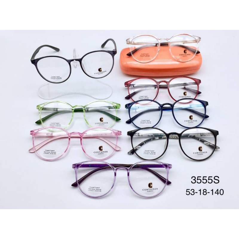 Container CTN3555 TR90 กรอบแว่นตา Korea สำหรับ แว่นสายตาสั้น สายตายาว - c_panika - ThaiPick