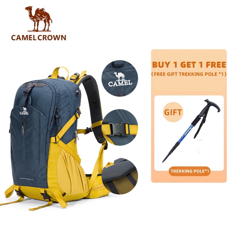 ซอง anello แท้ CAMEL CROWN กระเป๋าเป้สะพายหลัง กันน้ํา จุของได้เยอะ 40 ลิตร สําหรับผู้ชาย และ ...