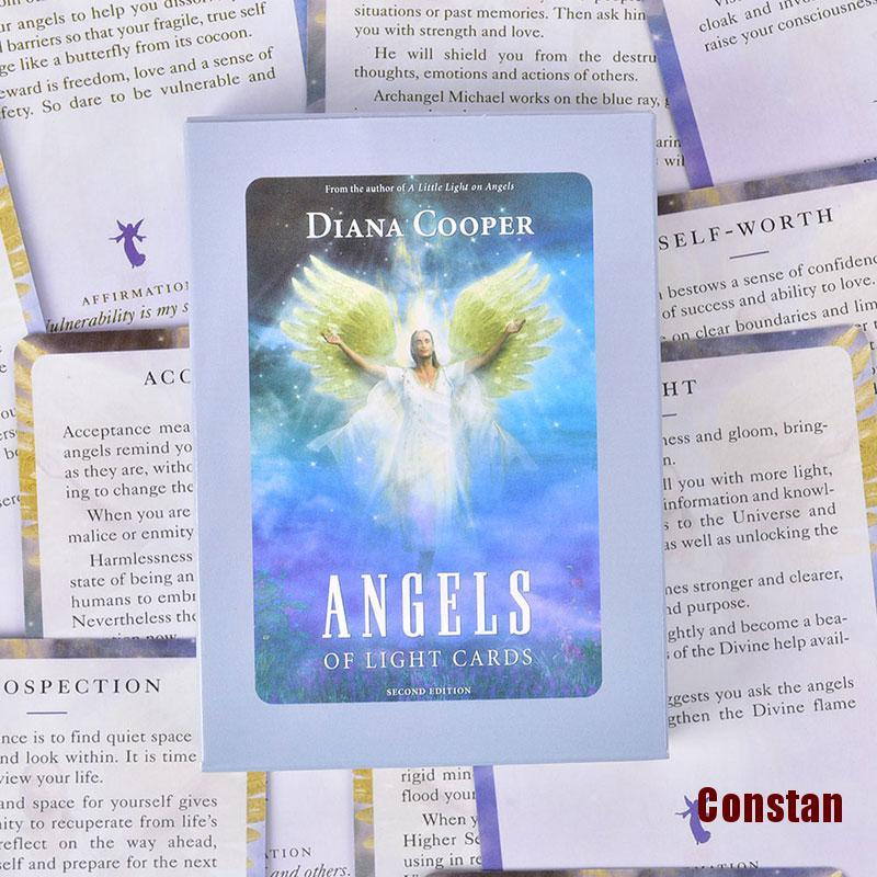 Cons การ์ดเกมการ์ดเกม Angels Of Light Cards Oracle - constan.th - ThaiPick