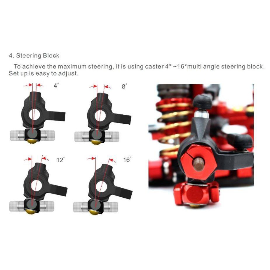 ชุดประกอบ โครงเปล่า รถบังคับวิทยุ ดริ๊ฟ ระดับแข่งขัน ยี่ห้อ SNRC รุ่น DRR-01 ระบบขับเคลื่อนล้อ ...
