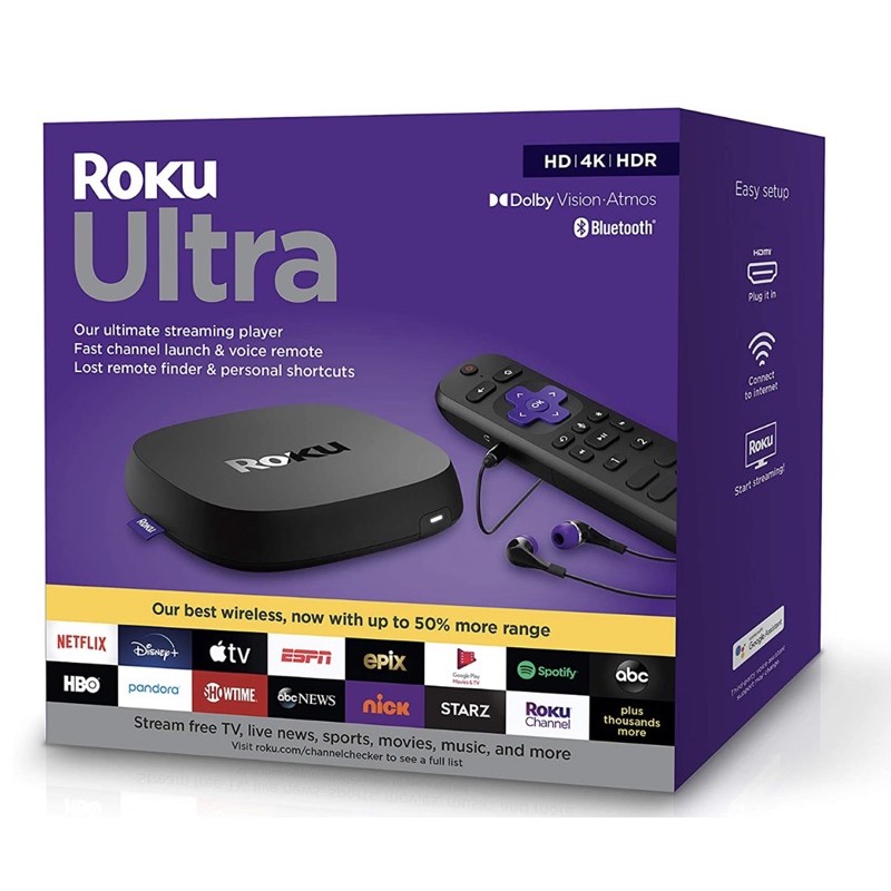 Roku Ultra 2020 | Streaming Media Player HD/4K/HDR/Dolby Vision with ...