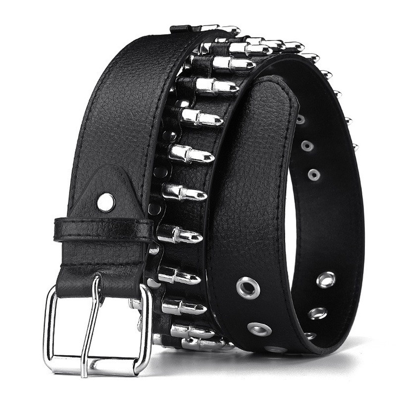 Rivet Belt Men39s Punk European and American Fashion Bullet Belt New ...