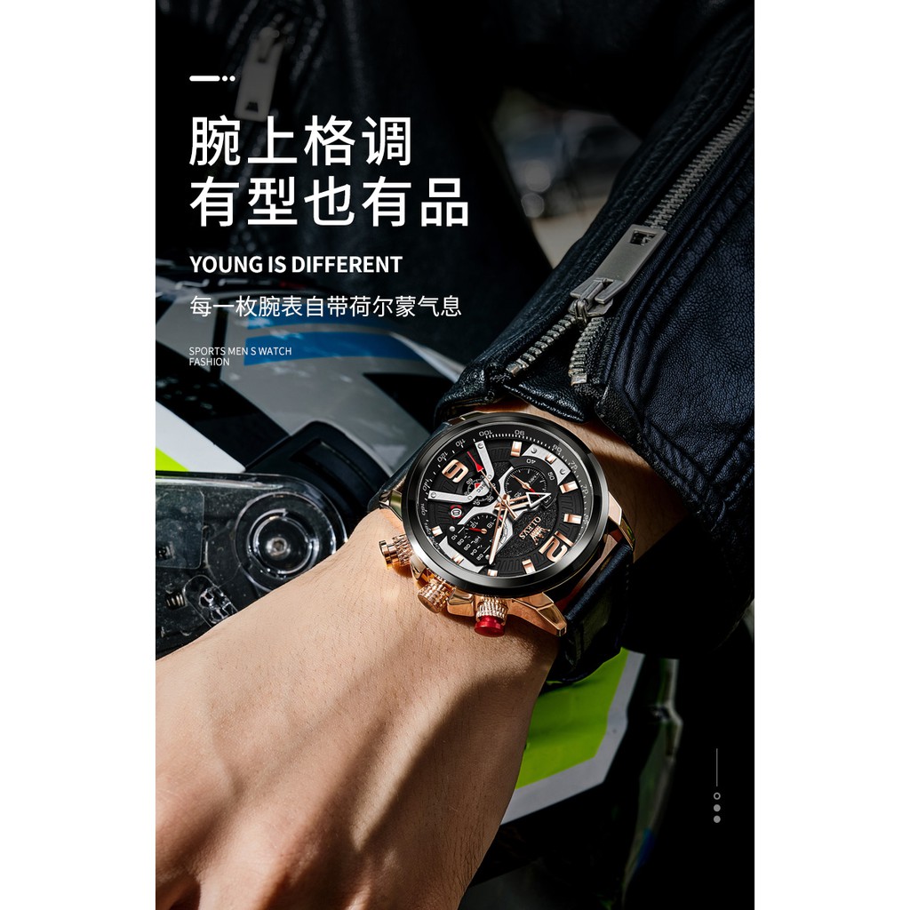 2021ใหม่สวิสนาฬิกาแบรนด์เนมผู้ชายนาฬิกาควอทซ์ชายหน้าปัดใหญ่กันน้ำ ...