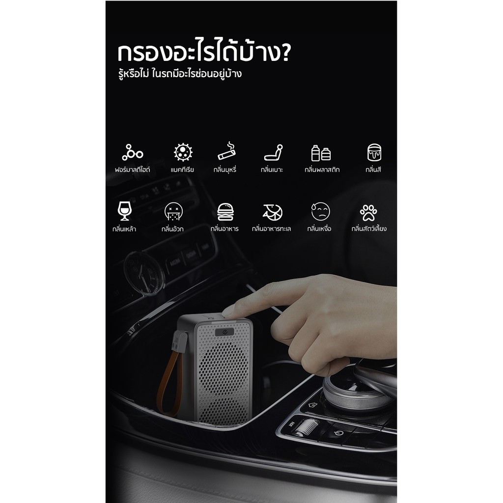 CONOCO เครื่องฟอกอากาศแบบพกพา CONOCO ET300 - conoco_officialstore - ThaiPick