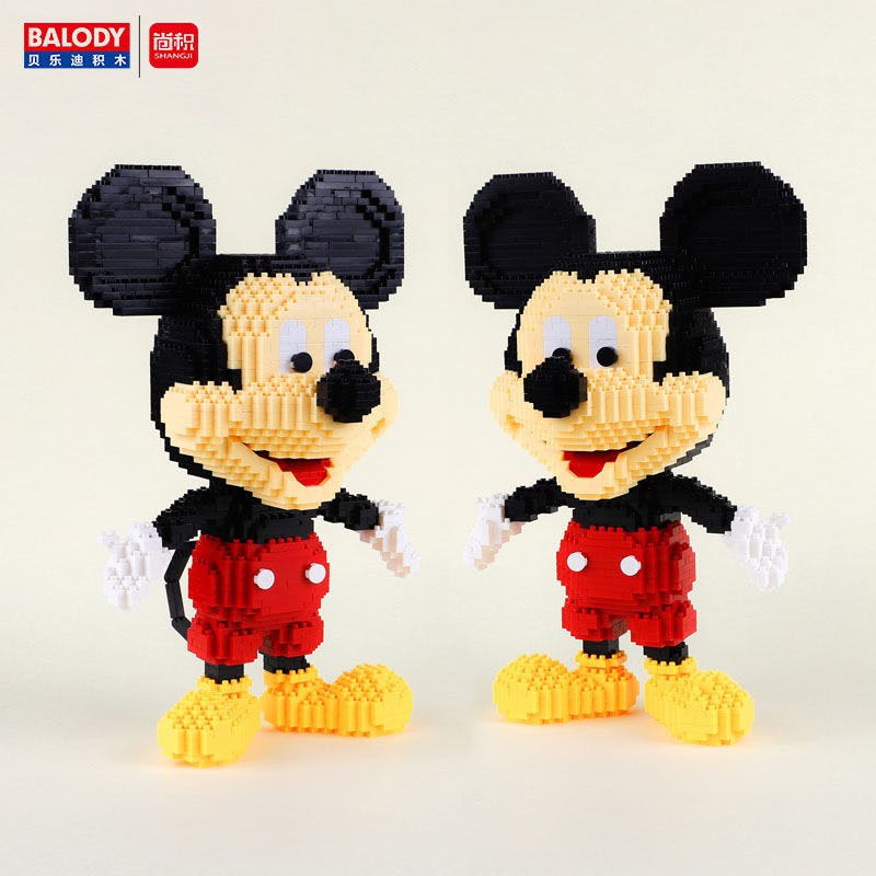 Balody Mini Diamond Building Blocks Education Toys Disney Mickey 24CM ...