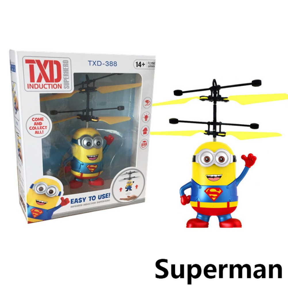 Despicable Me Infrared Induction Aircraft Minion Fly Ball Helicopter ...