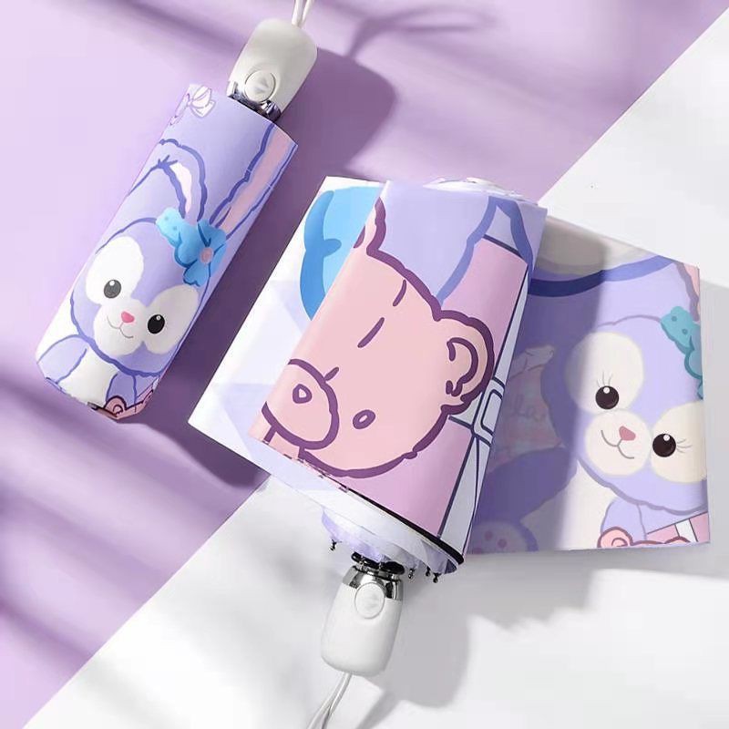 Xingdailu ร่มกันแดดร่มกันแดดอัตโนมัติสำหรับผู้หญิงแบบคู่ขนาดกะทัดรัดและ ...