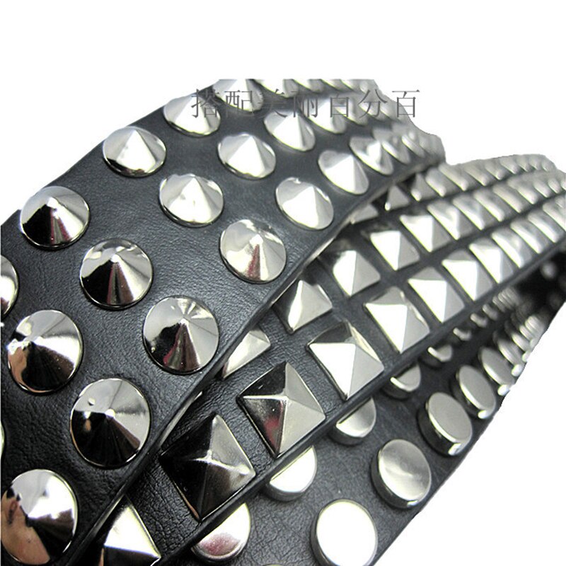 Luxury Rivet Designer Punk Belts for Women Men Rivets Male Belt Leather ...