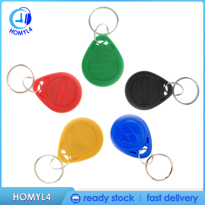 Trend Technology10Pcs 125KHZ RFID Proximity ID Card Token Tags Key Fobs ...