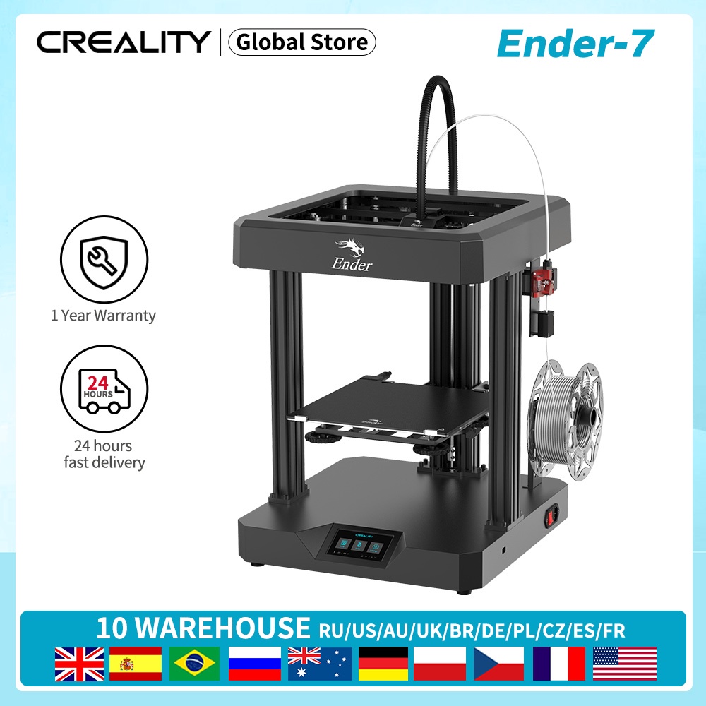 CREALITY 3D Ender 7 3D Printer Full Metal Struture Core XY Linear Rail ...