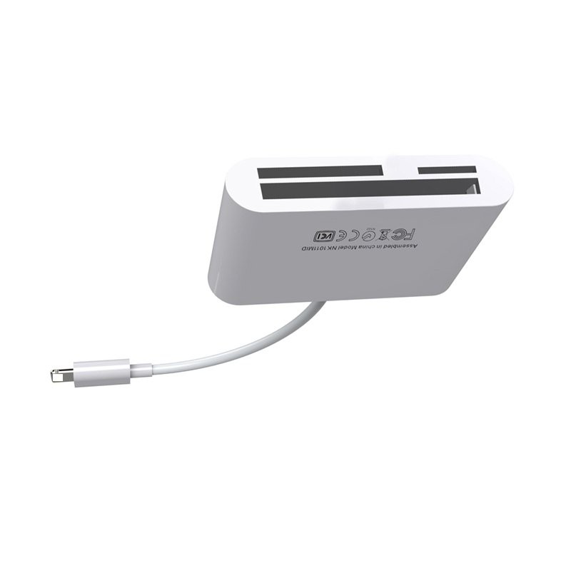 5in1 SD TF CF Card Reader USB Camera Connection Kit OTG Cable Adapter ...