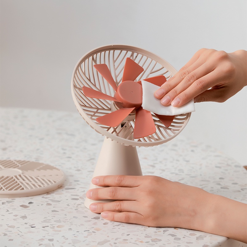 New Xiaomi Desktop Fan Rainforest Version Mini Rechargeable Long ...