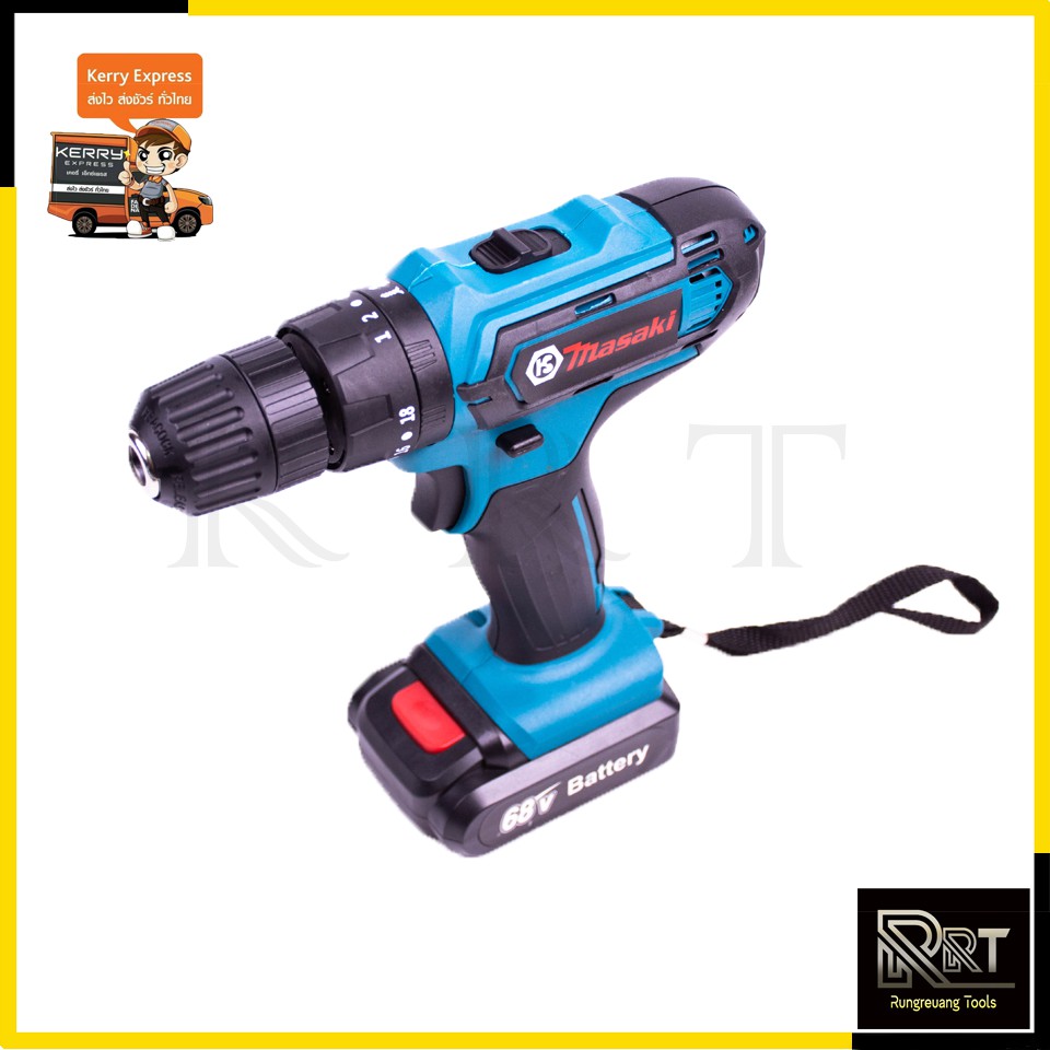 MASAKI สว่านไร้สาย 68V 3ระบบ เจาะกระแทกได้ - theoneseed - ThaiPick