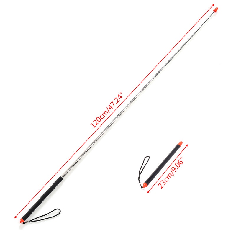 Telescoping Teacher Pointer Pole Stick Stainless Steel Extending ...