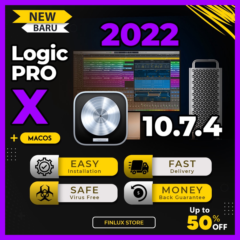 Logic Pro X v10.7.4 Premium For McOS Lifetime | Shopee Thailand