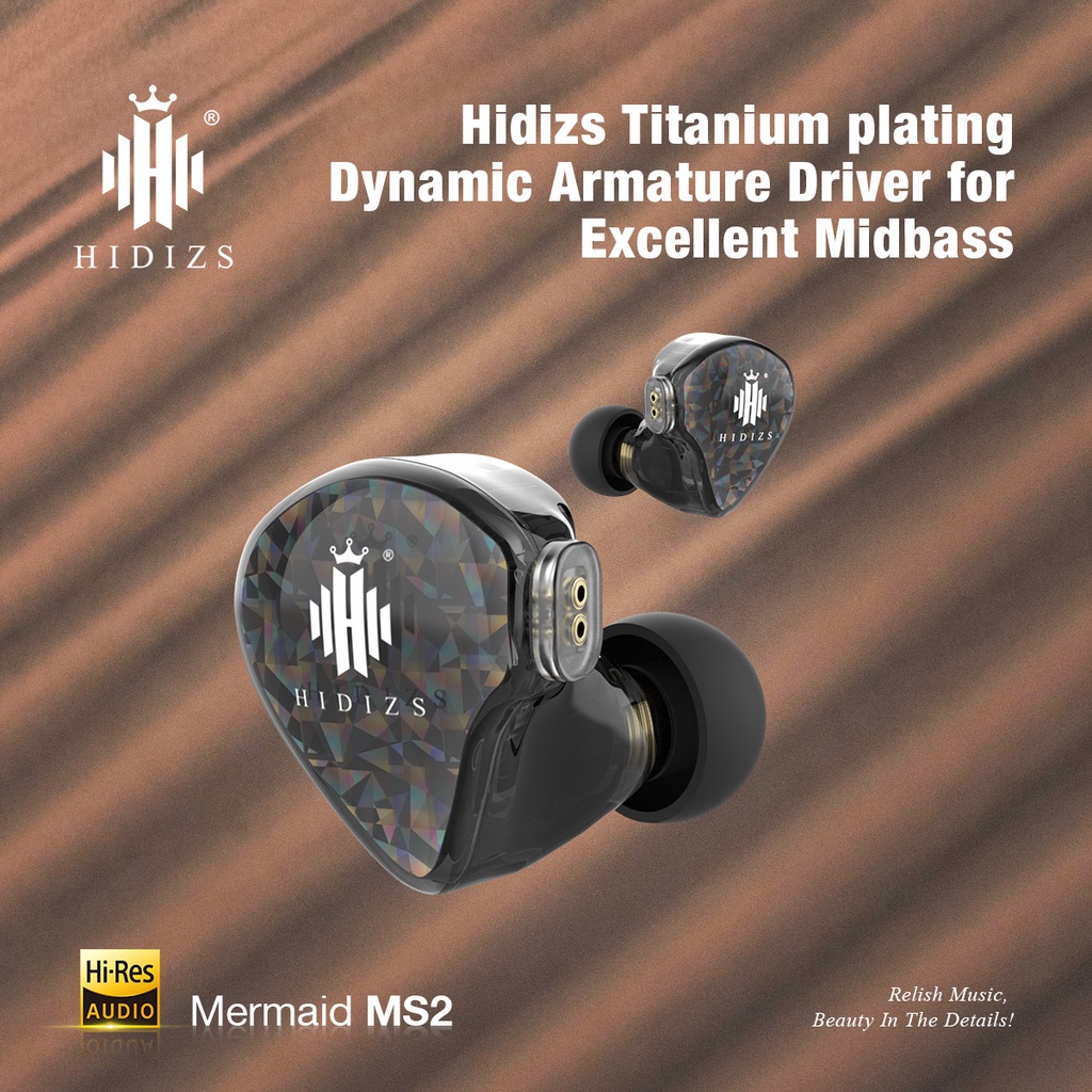 Hidizs Ms2 หูฟังอินเอียร์ไฮบริดไฮบริดคู่ 1 Knowles Ba สายเคเบิ้ล 1 Dd ...