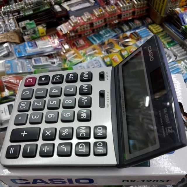 Casio DX-120ST เครื่องคิดเลขตั้งโต๊ะ 12หลัก ของแท้ รับประกัน2ปีจากCMG - od1718 - ThaiPick