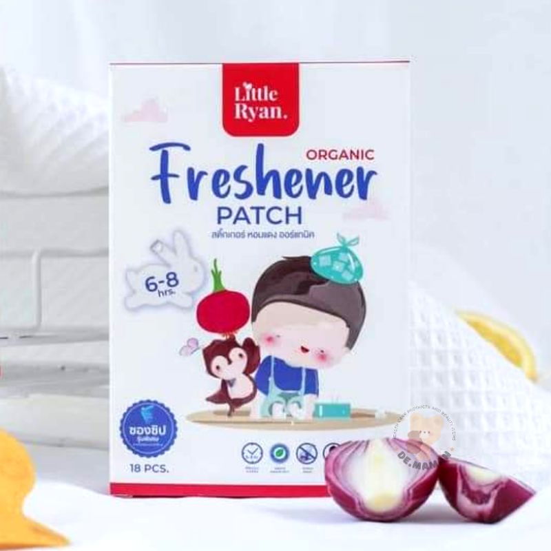 Little Ryan Fresher Patch สติ๊กเกอร์หอมแดง ลิตเติ้ลไรอัน บรรเทาหวัด คัด ...