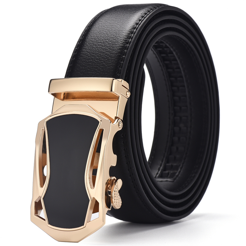 ♂ Goldlion belt men s new automatic buckle pants leather brand high-end ...