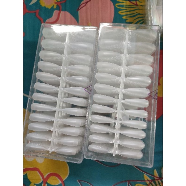 เล็บ pvc แบบกล่อง ทรงแหลม | Shopee Thailand