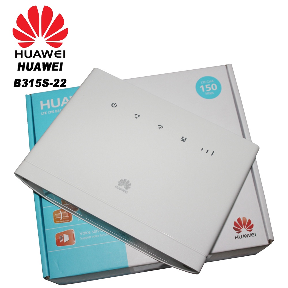 Original Unlock 150Mbps HUAWEI B315 B315S-22 4G LTE Router With Sim Card Slot And LAN RJ11 Port ...