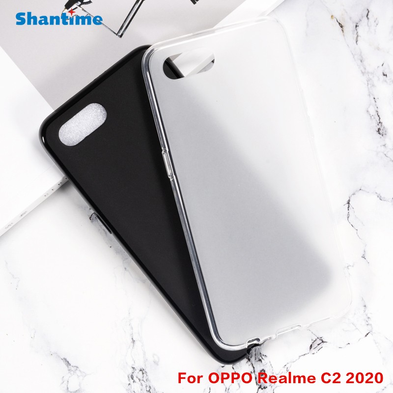 เคสโทรศัพท์ซิลิโคนเจล Tpu แบบนิ่มสําหรับ Oppo Realme C2 2020 Oppo ...