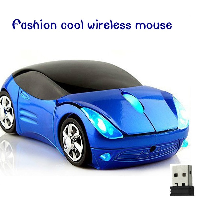 2.4Ghz Wireless Optical Computer Mouse Fashion Super Luxury Car Shaped ...