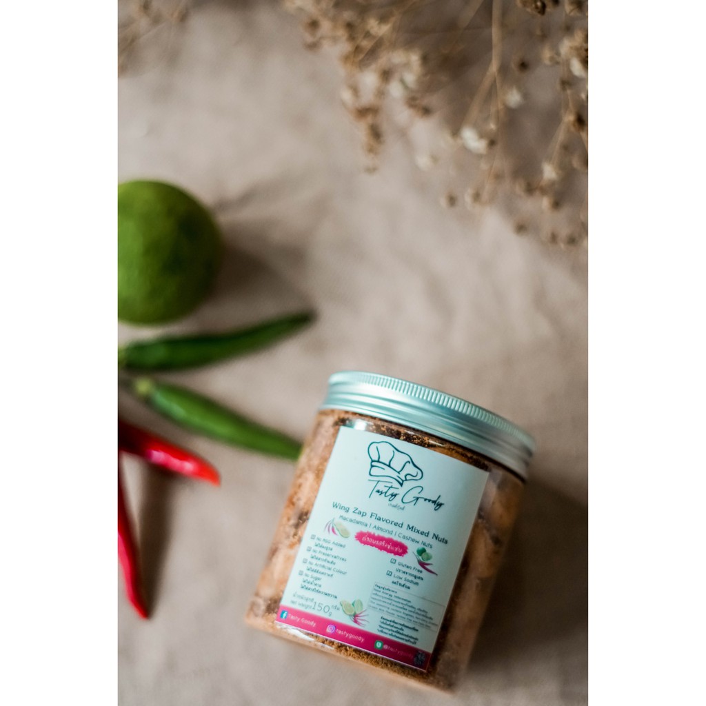 Wing Zap Flavored Mixed Nuts ถั่วอบรสวิงซ์แซ่บ - chiaki_saruwatari ...