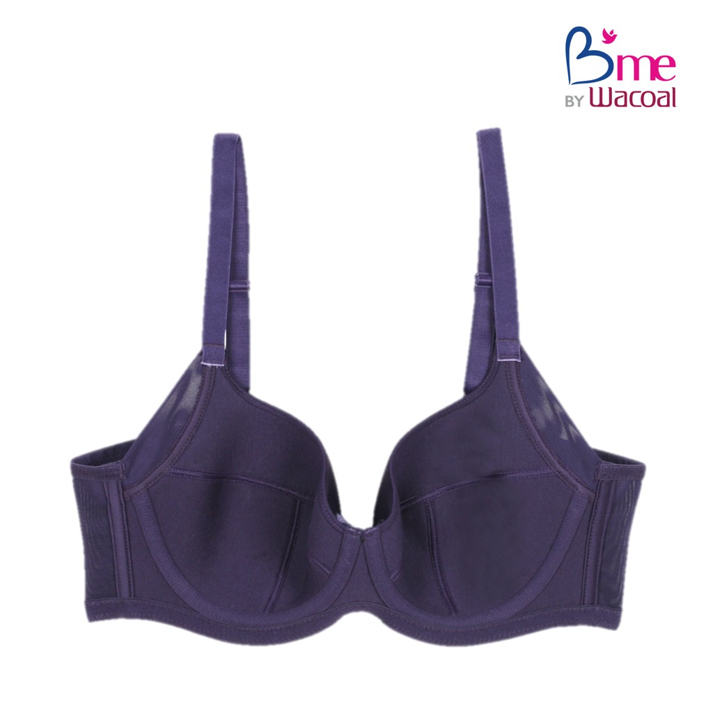 Bme เสื้อชั้นใน รุ่น ME1C82 สีม่วง สีน้ำเงิน สีน้ำตาลกลาง - bmebywacoal - ThaiPick