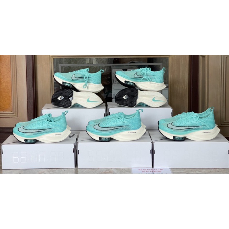 ขายรองเท้าวิ่ง Nike Air Zoom Alphafly NEXT% สีเขียวมิ้นท์ Hyper ...