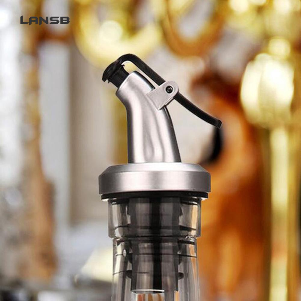 ★SS Oil Sauce Vinegar Bottle Flip Cap Stopper Dispenser Pourer Faucet ...