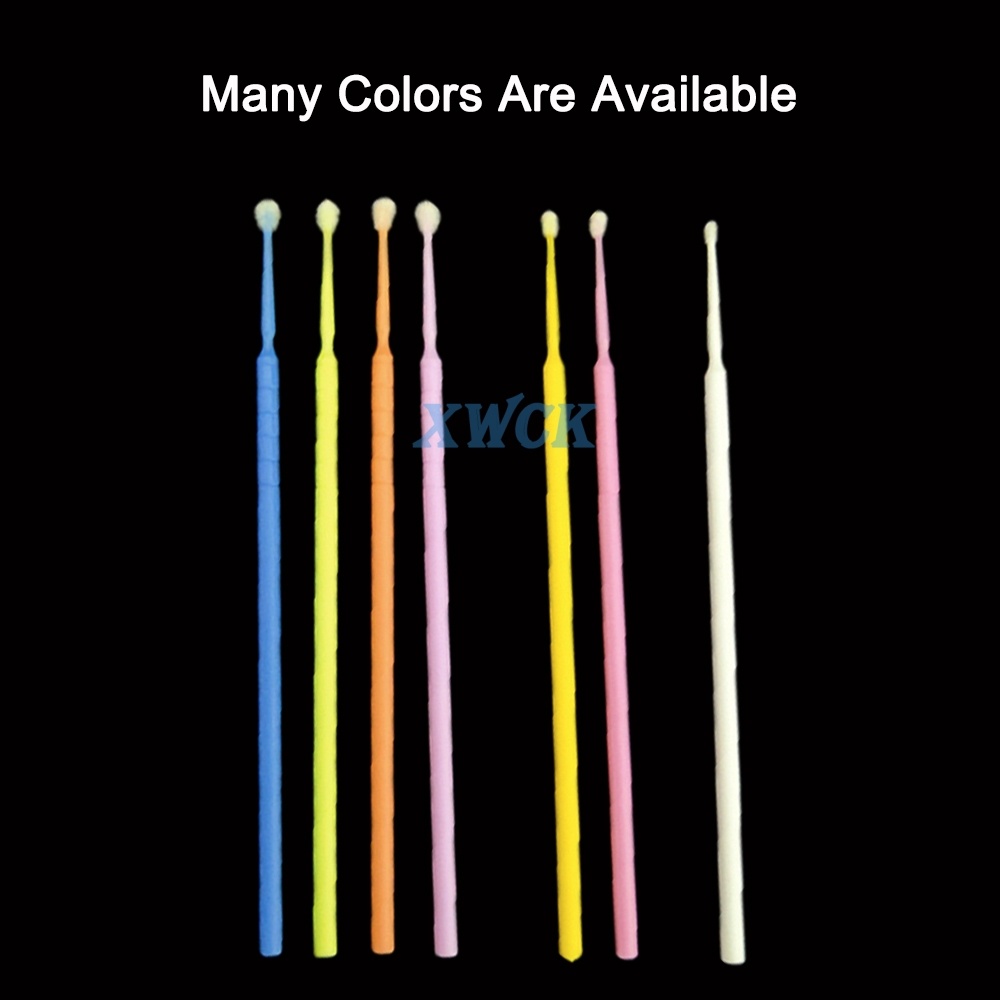 100PCSBottle Dental Disposable Micro Applicators Brushes Dental Brush ...