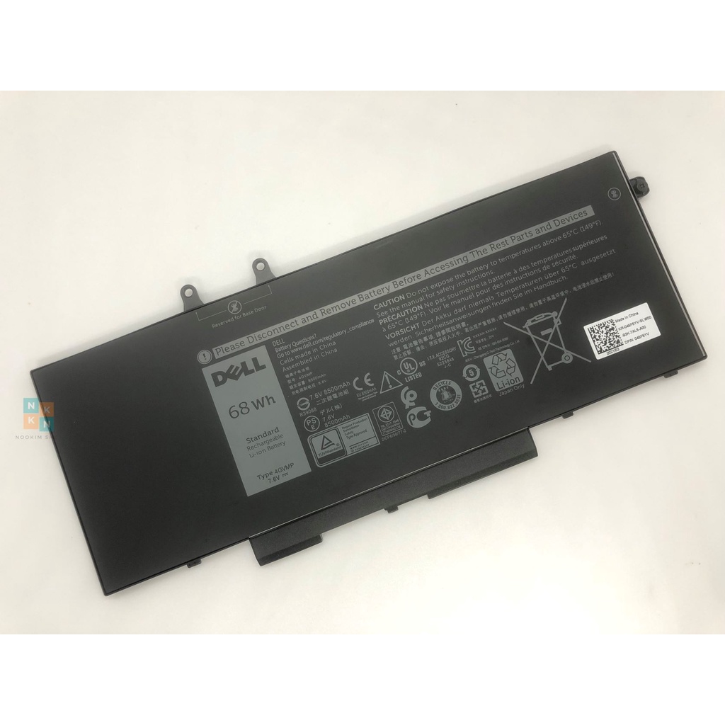 Dell แบตเตอรี่ 4GVMP (สำหรับ Precision 3540 Latitude 5500 5400 ) Dell ...