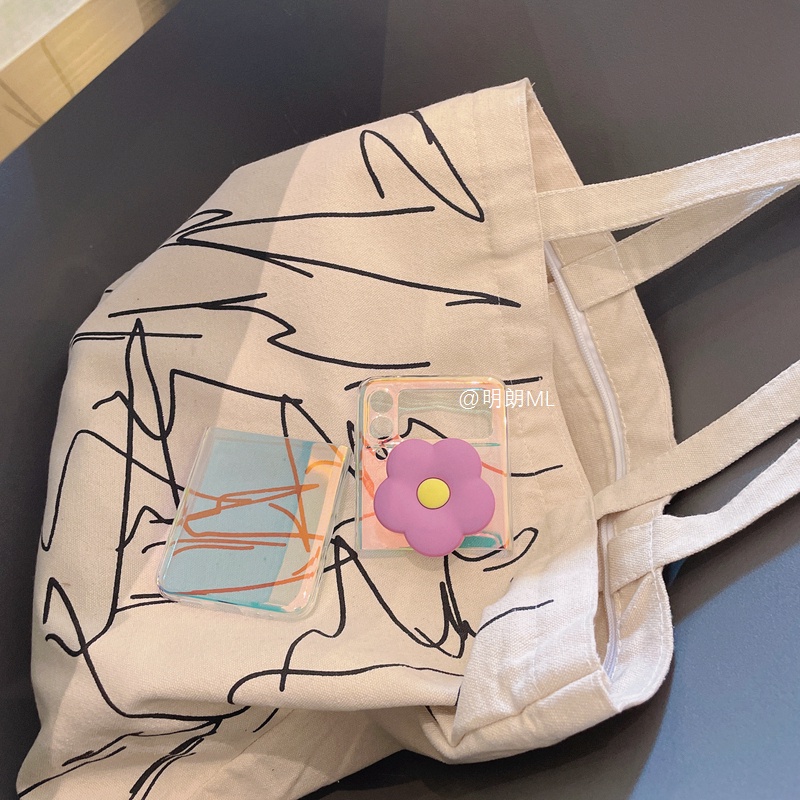 เหมาะสำหรับ Samsung ZFlip3 เคสโทรศัพท์มือถือหญิงกาแล็กซี่ซิลิโคน ...