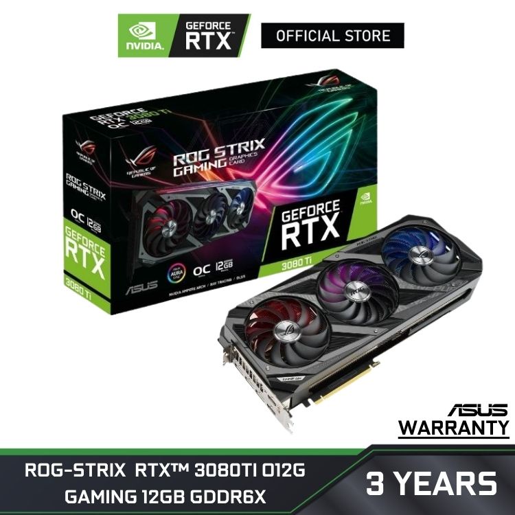 ASUS ROG STRIX Gaming RTX™ 3080 Ti OC 12GB การ์ดจอ | Shopee Thailand