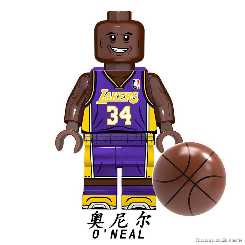 ของเล่นเด็กนักบาสเก็ตบอล NBA Curry Bryant Jordan Xiaoyao James Wade ...