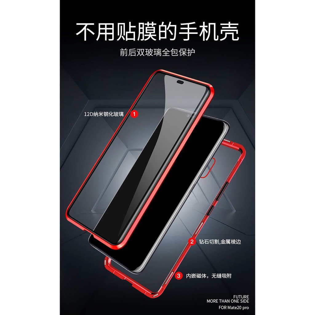 Huawei Mate 20 Pro P20 P30 Pro Lite 4e V20 Phone Case Magnetic FrontBack Glass WsGu - 9b1mhlxest ...