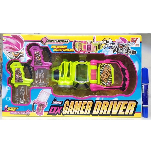 เข็มขัดแปลงร่าง Dx Gamer Driver ตัวใหม่ รุ่นนี้มีเสียงมีไฟ | Shopee ...