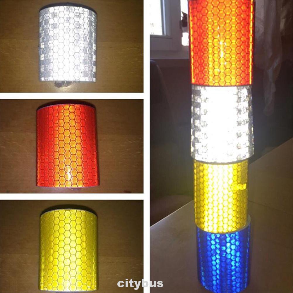1/3/Car Reflective Warning Film Motorcycle Reflect Safety Strip Sticker ...