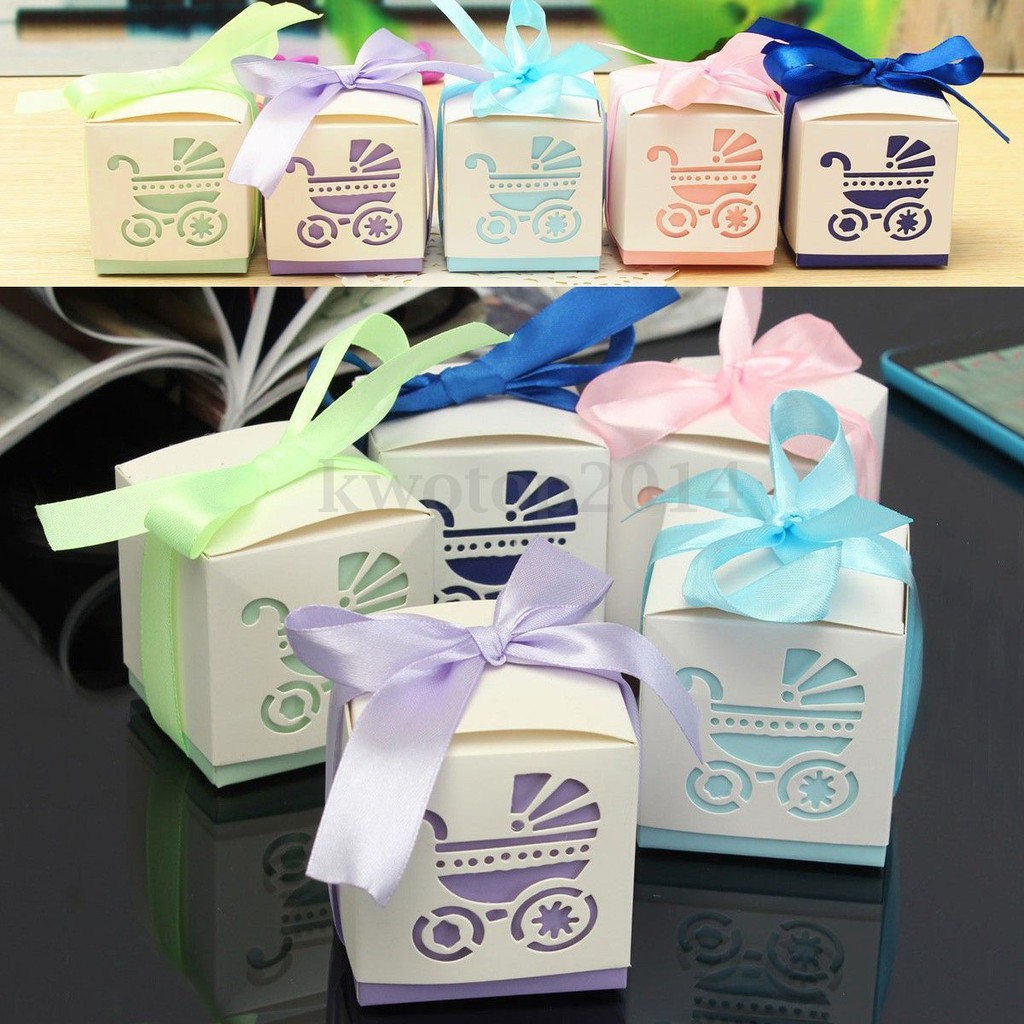 กล่องกระดาษแกะสลักลายรถเข็นเด็ก กล่องของขวัญ สำหรับปาร์ตี้ - pujidao.th ...