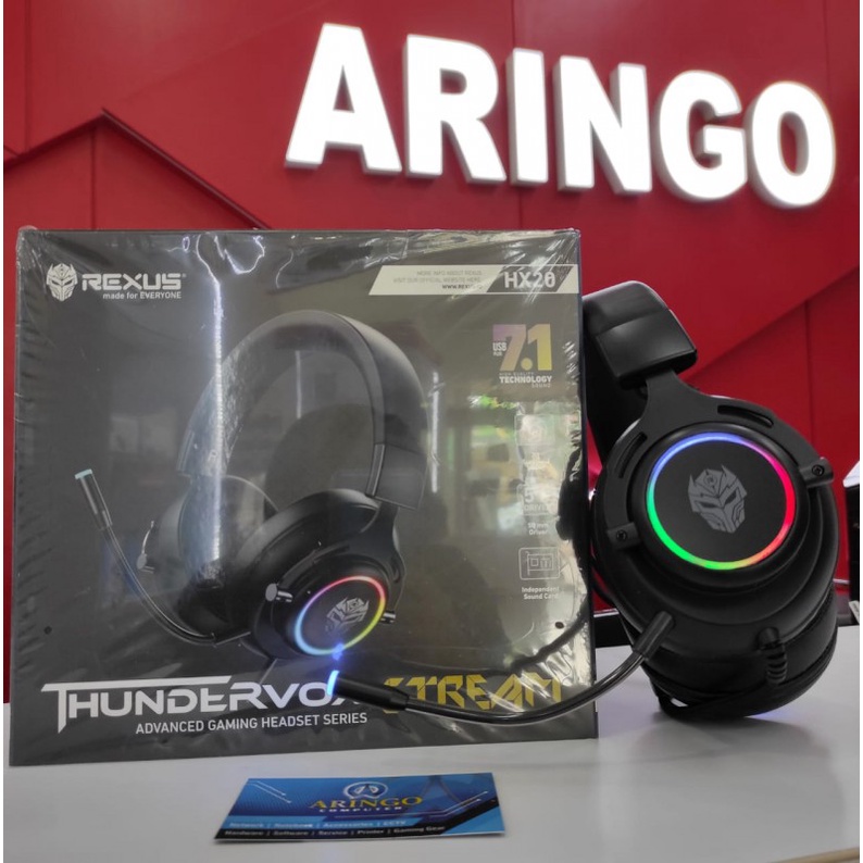 Rexus ชุดหูฟังเล่นเกม TH VOX Street HX20 RGB สีดํา - aringobalikpapana4 ...