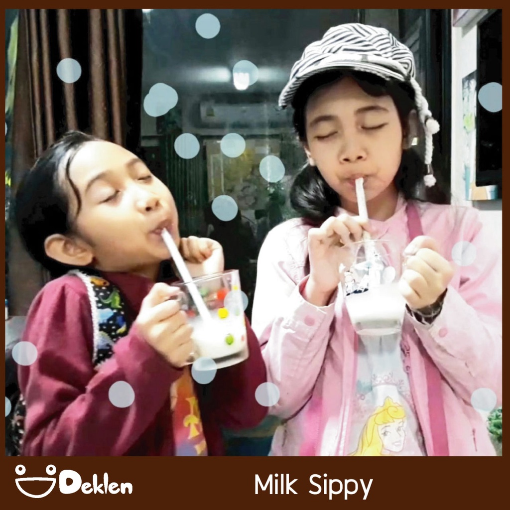 Milk Sippy มิลค์ ซิปปี้ 3 แพ็ค set2 หลอดดูดนมเปลี่ยนรสชาติ มี 5 รส ...