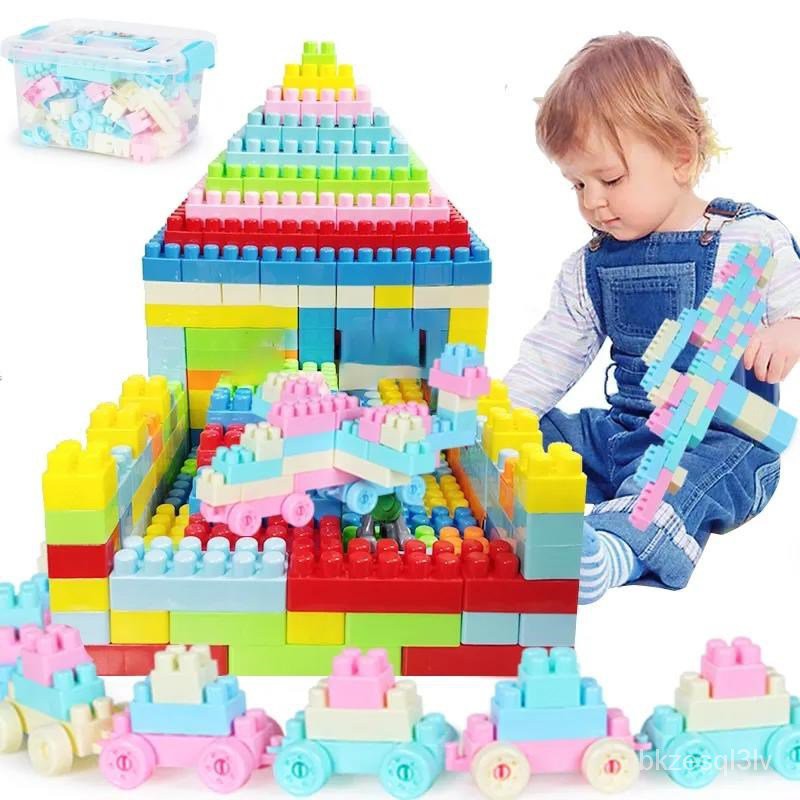Children's Building Block Assembly Educational Toys Large Particle ...