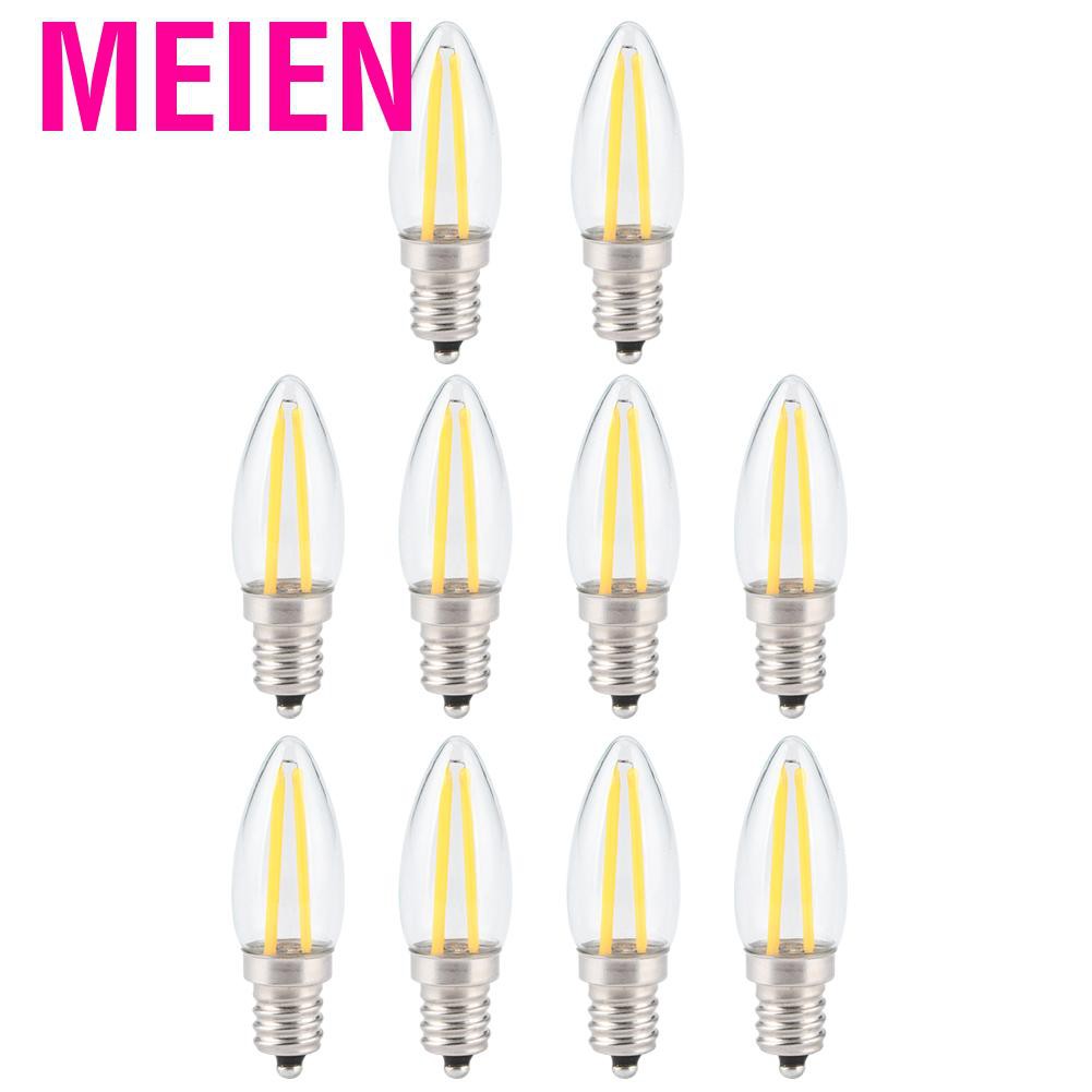 Meien หลอดไฟ Led E12 1 . 5 W Ac230V สําหรับตกแต่งบ้านรถยนต์ 10 ชิ้น - meien.th - ThaiPick