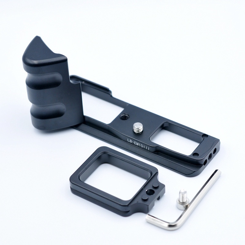 Quick Release L Plate Bracket Double Handle for Olympus OM-D E-M10 Mark ...
