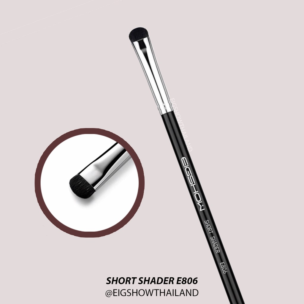 (โค้ด YCVNGBL ลดเพิ่ม 80.-) แปรงทาตา แปรงลงอายแชโดว์ใต้ตา EIGSHOW SHORT SHADER E806 ...