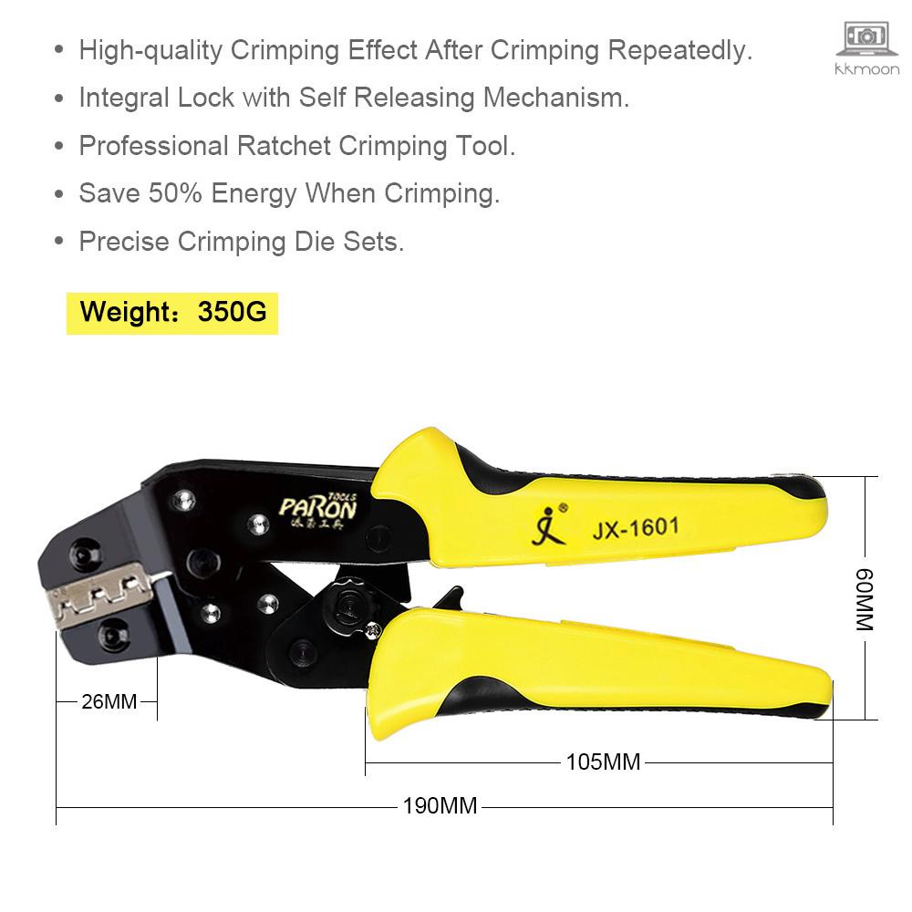 PARON Professional Wire Crimpers Multifunctional Engineering Ratcheting ...