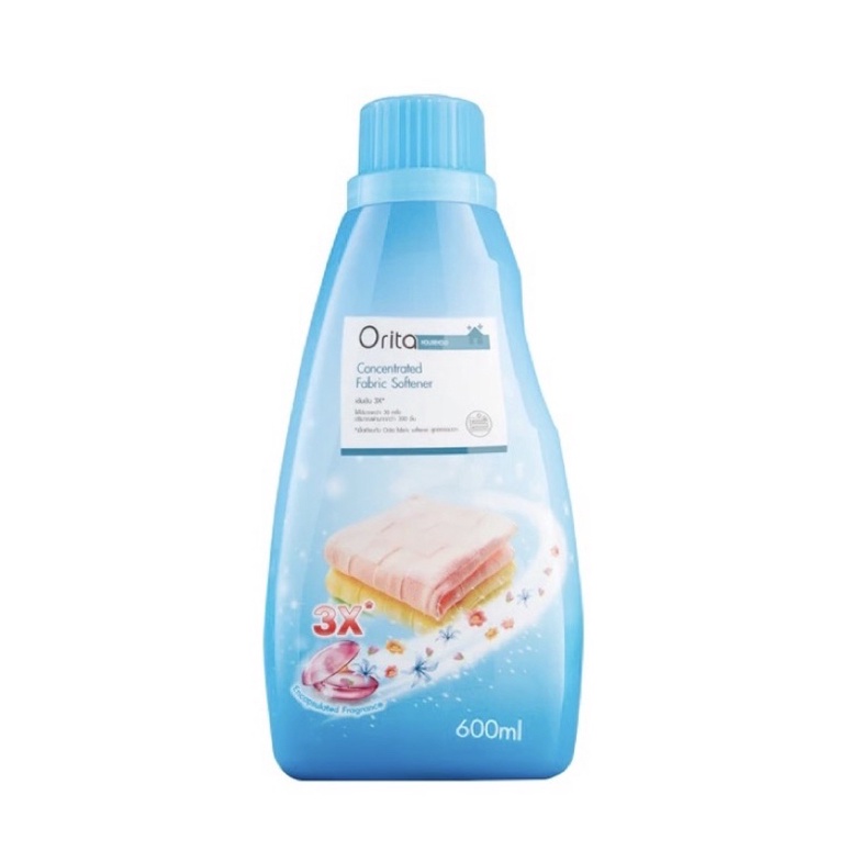 Orita โอริต้า น้ำยาปรับผ้านุ่ม เข้มข้น 3 เท่า ขนาด 600ml | Shopee Thailand