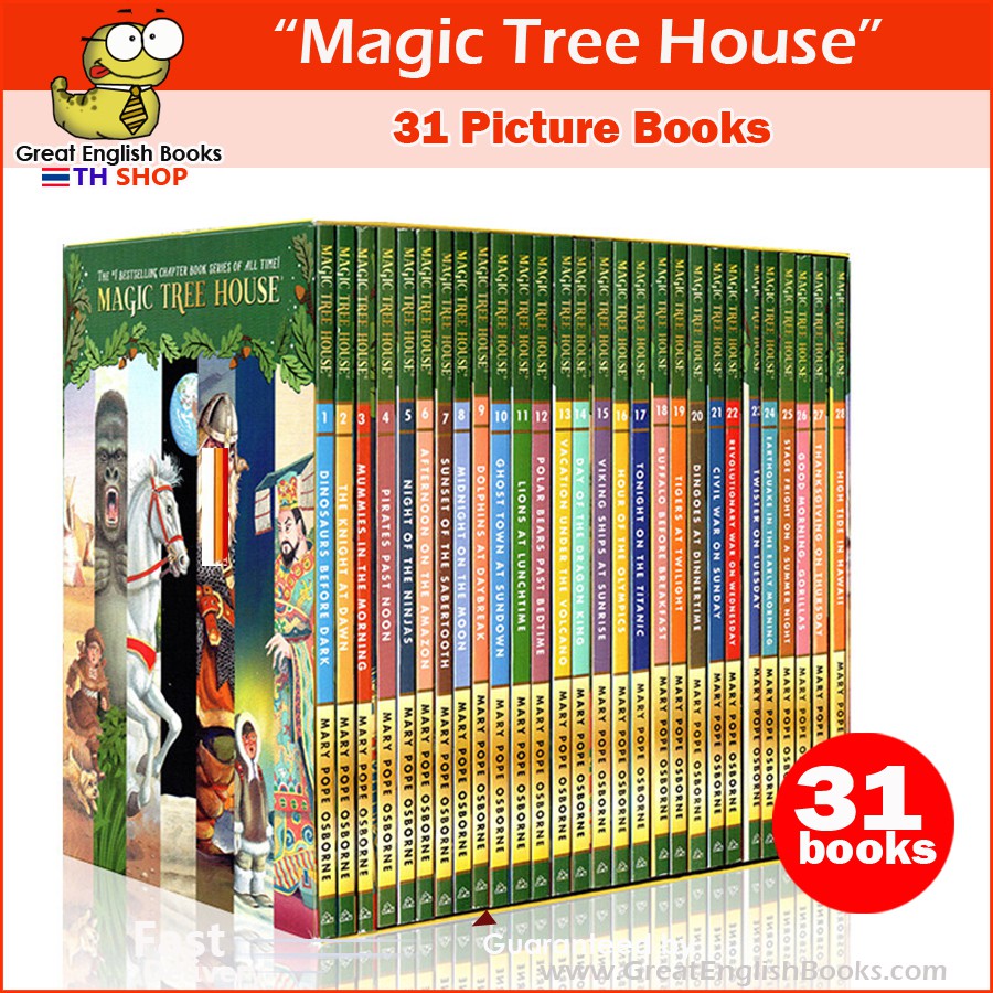 กล่องมีตำหนิ หนังสือภาษาอังกฤษ เรื่องราวผจญภัยของสองพี่น้อง Magic Tree ...
